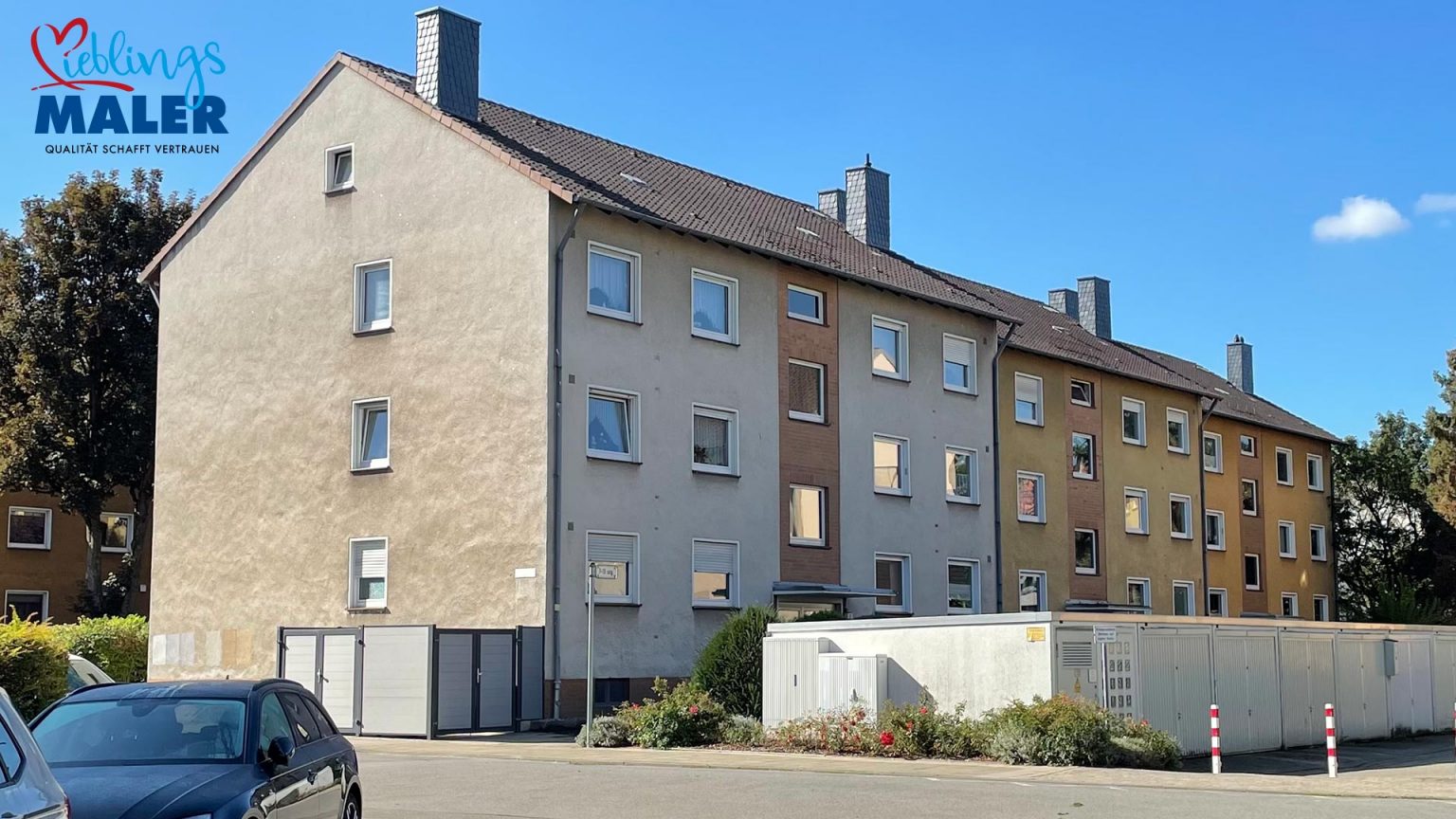 Fassadensanierung Altbausanierung Anstrich Fassadenanstrich Fassade ...